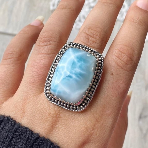 Divya Shakti Lari-mar Ring, 925 Sterling Pure Silver Ring, Handmade ...