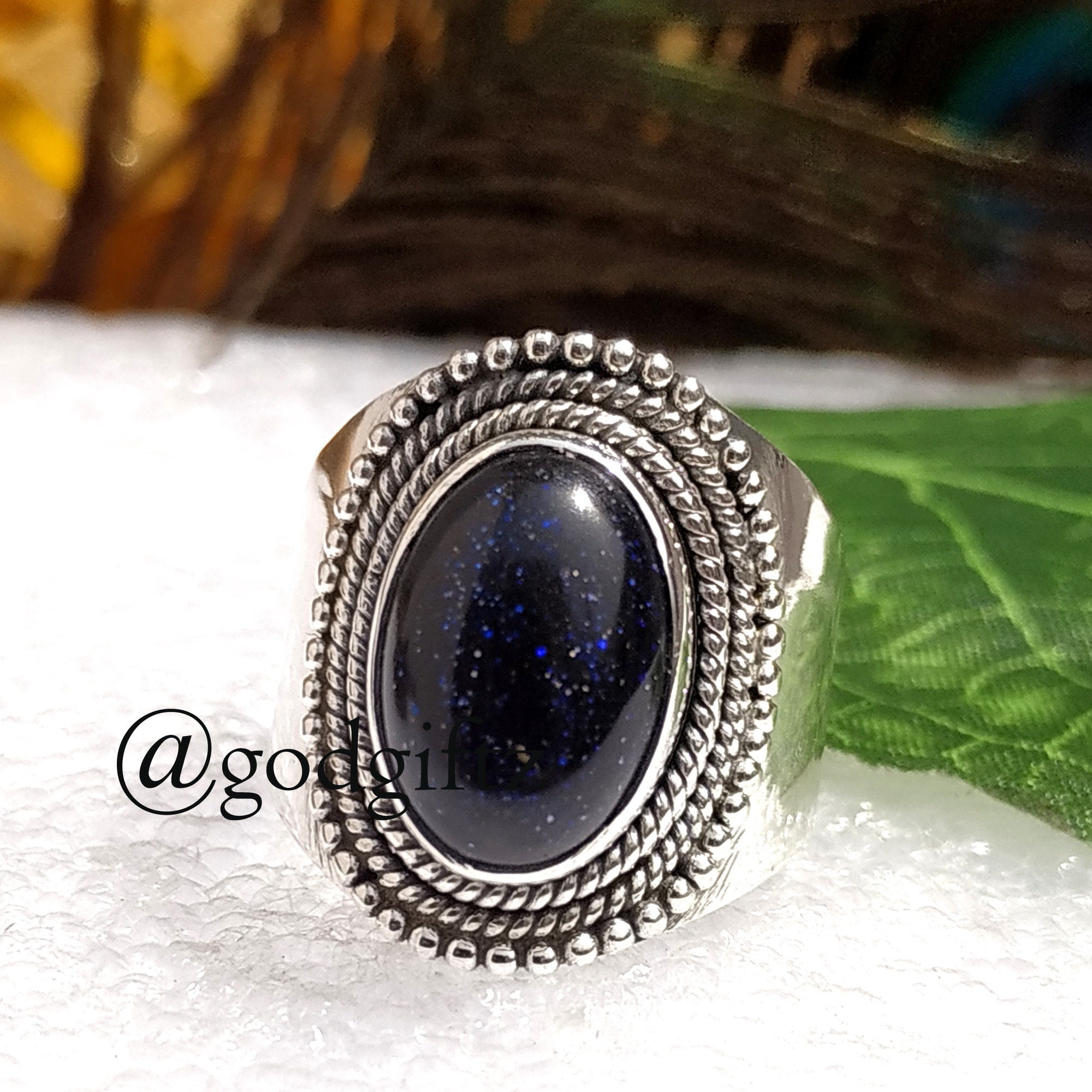Divya Shakti Oval Sunstone Ring, 925 Sterling Silver Engagement Ring ...
