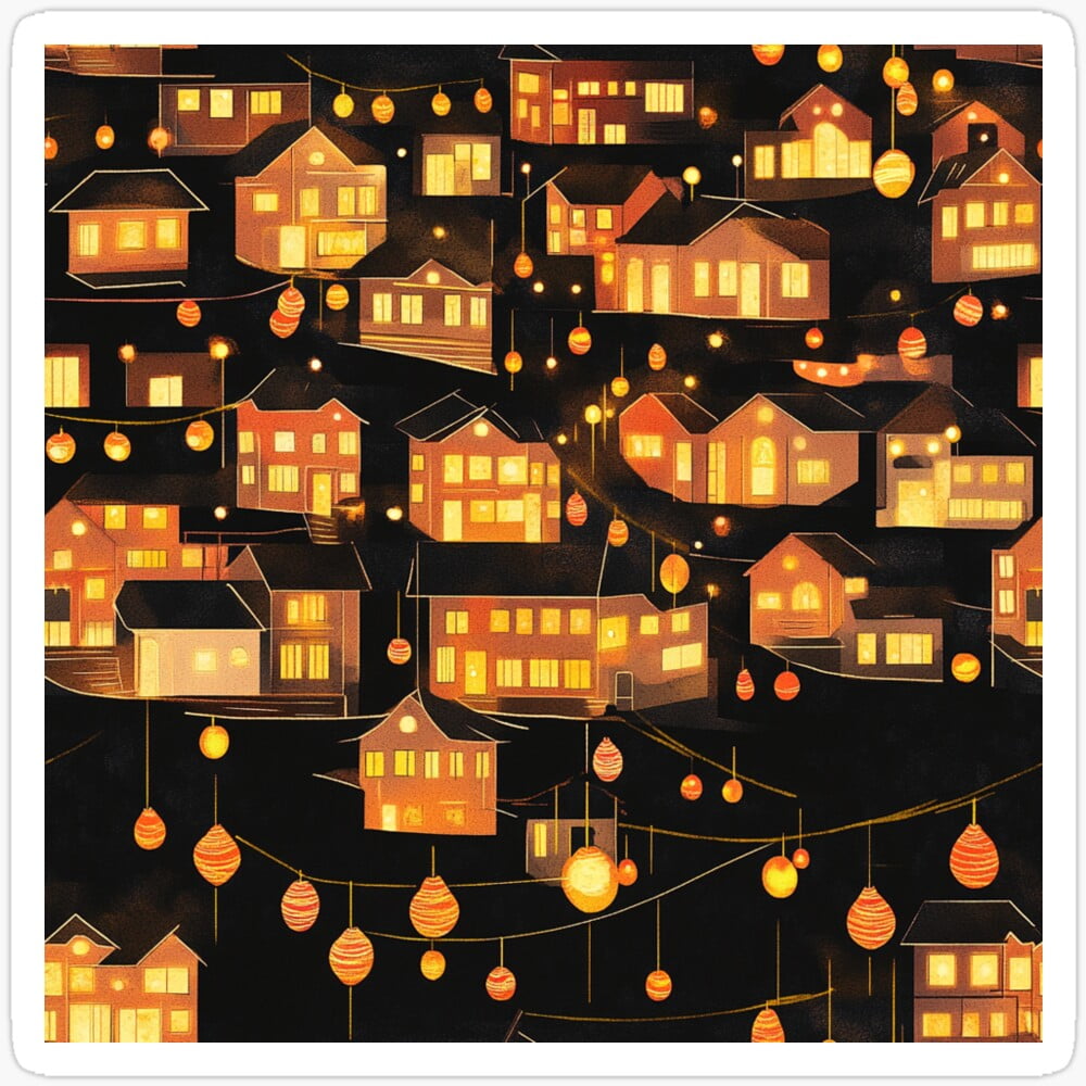Diwali Enchanted Homes Sticker Kir-256 - Walmart.com