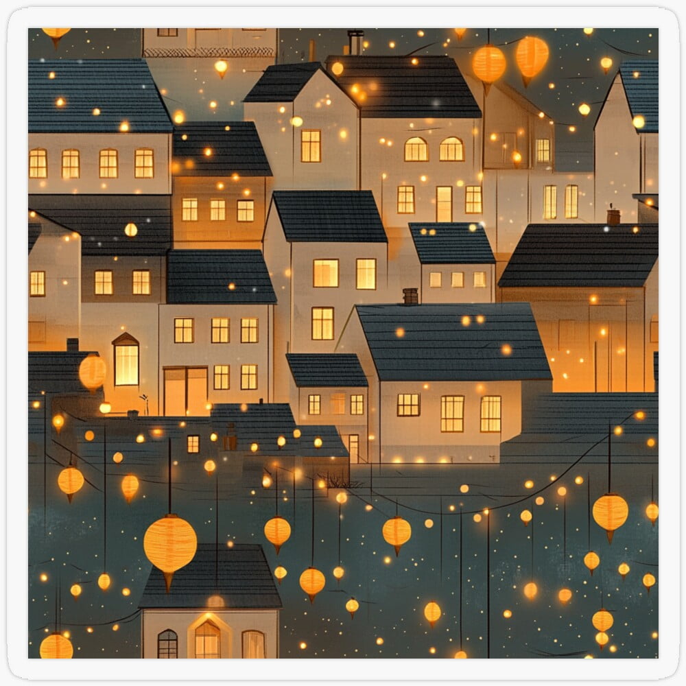 Diwali Enchanted Homes Sticker Kir-262 - Walmart.com