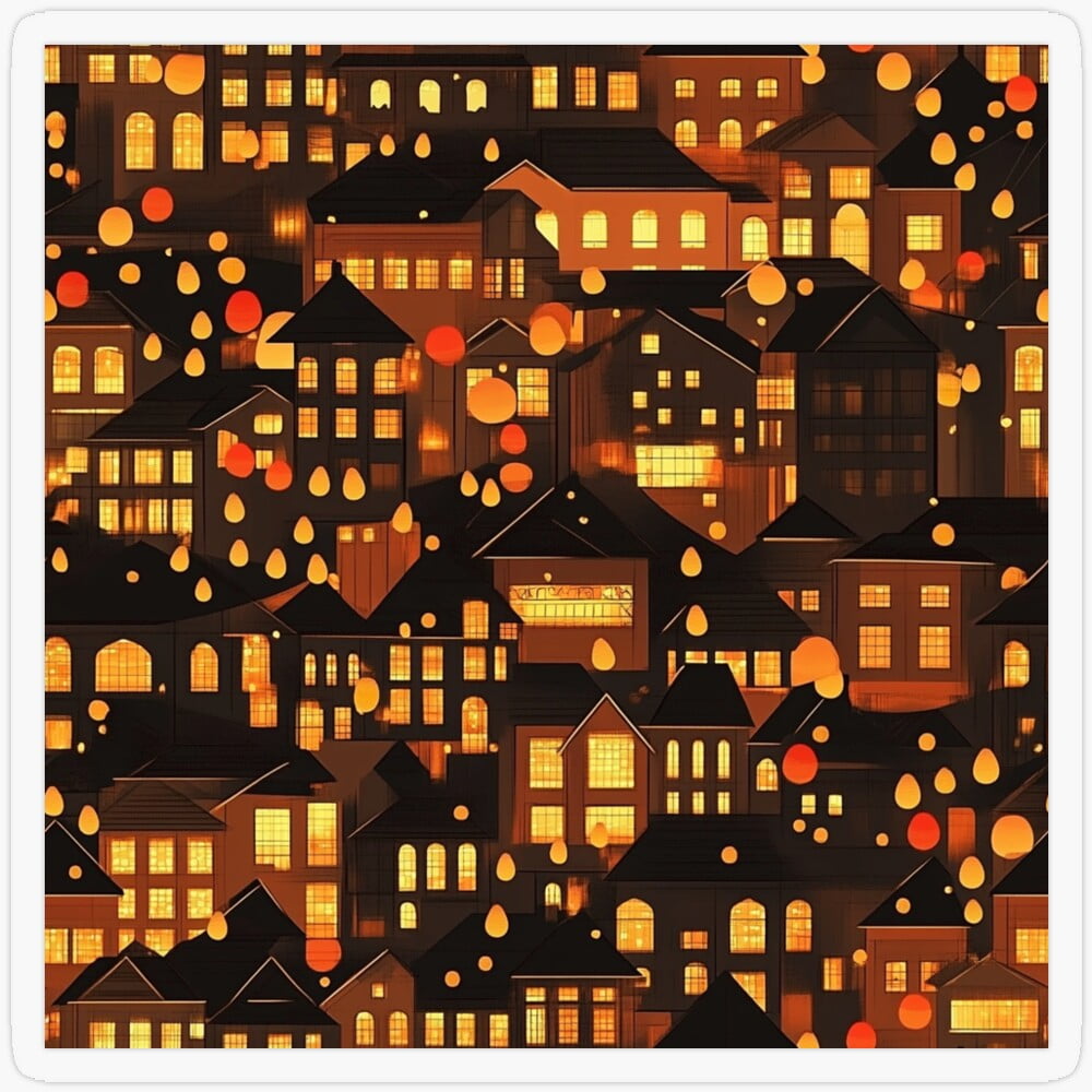 Diwali Enchanted Homes Sticker Kir-275 - Walmart.com