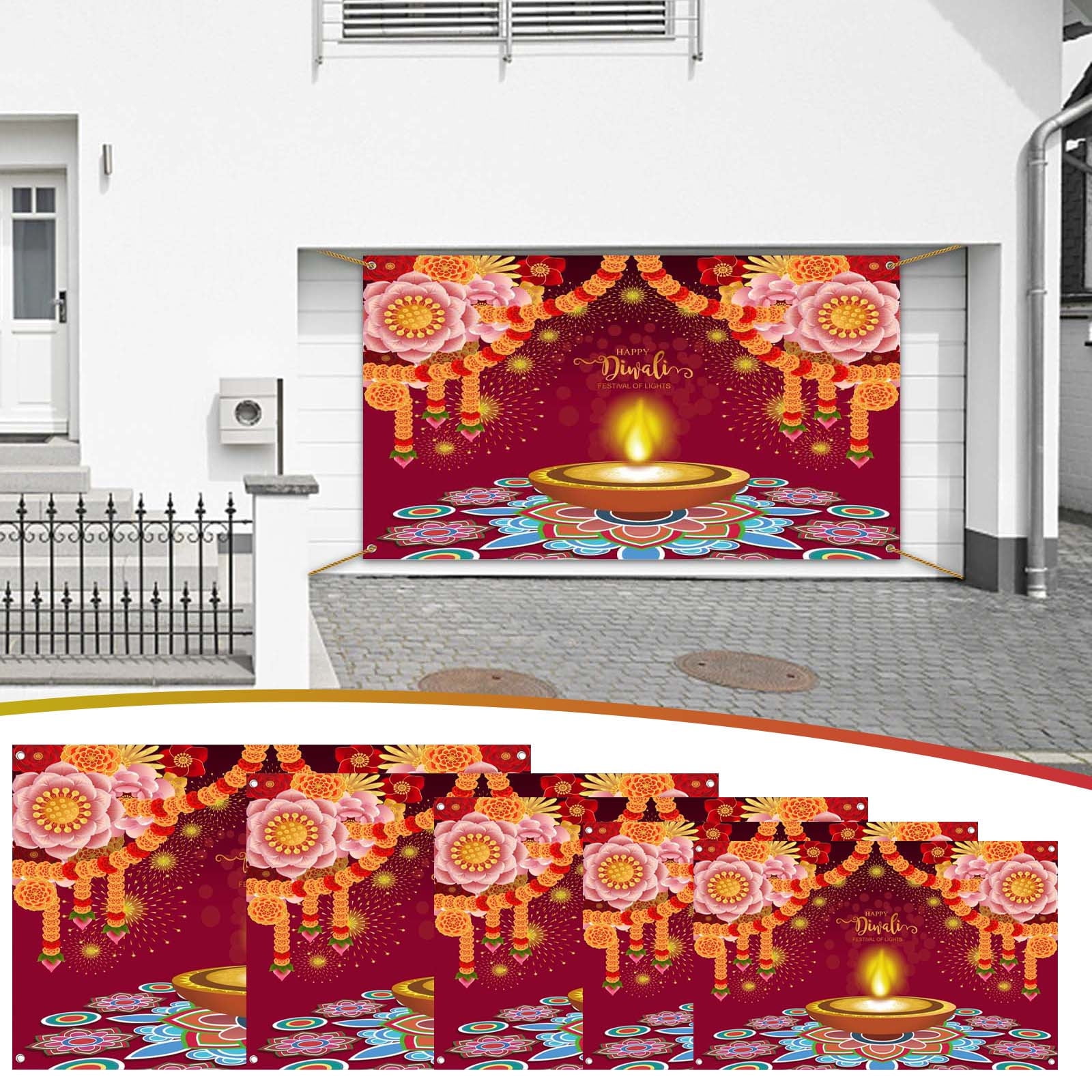 Diwali Festival Decorations, Happy Deepavali Supplies, LED Light ...
