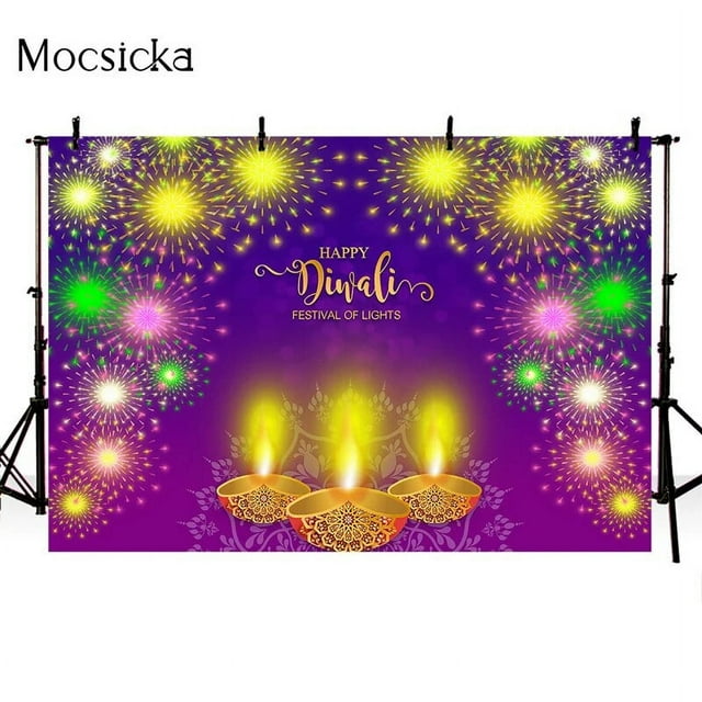 Diwali Festival Party Backdrop for Photography Mural India Diwali ...