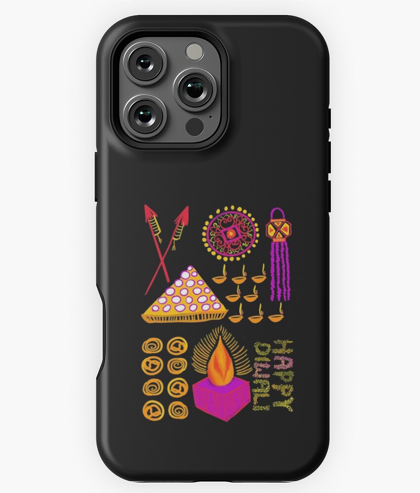Diwali Indian Desi Vibes Festival Phone Case for iPhone 16 15 14 13 12 ...