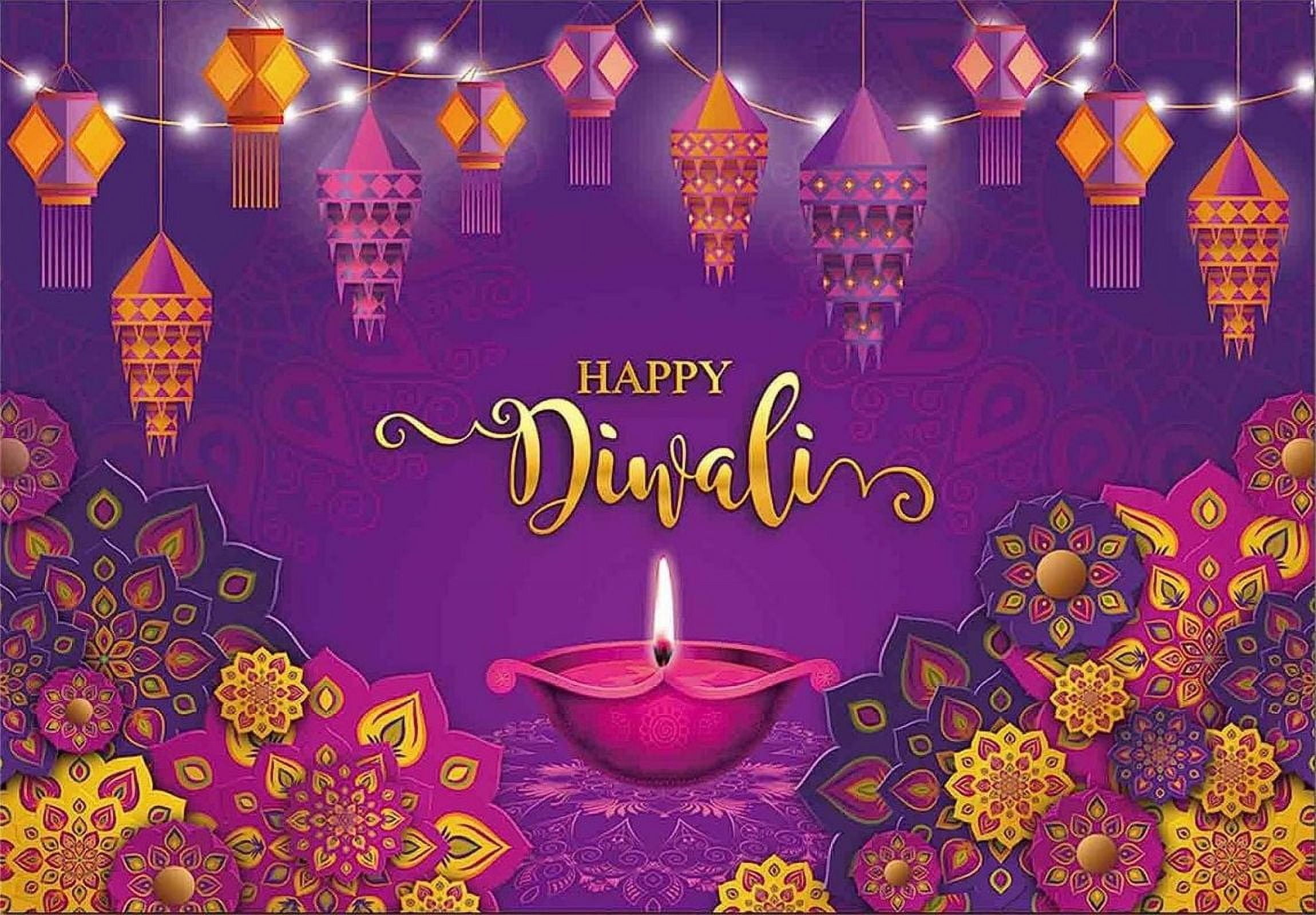 Diwali Sunset Background Photography Backdrops ration Birthday Banner ...
