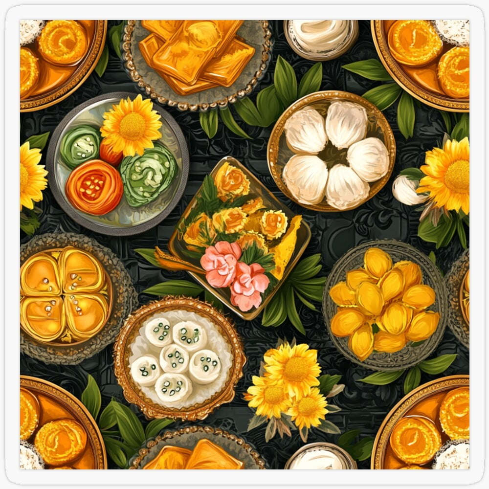 Diwali Sweets: Colorful Feast Sticker Kir-104 - Walmart.com