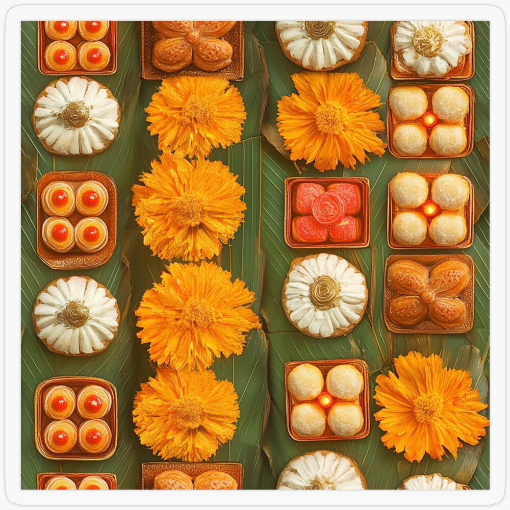Diwali Sweets: Colorful Feast Sticker Kir-111 - Walmart.com