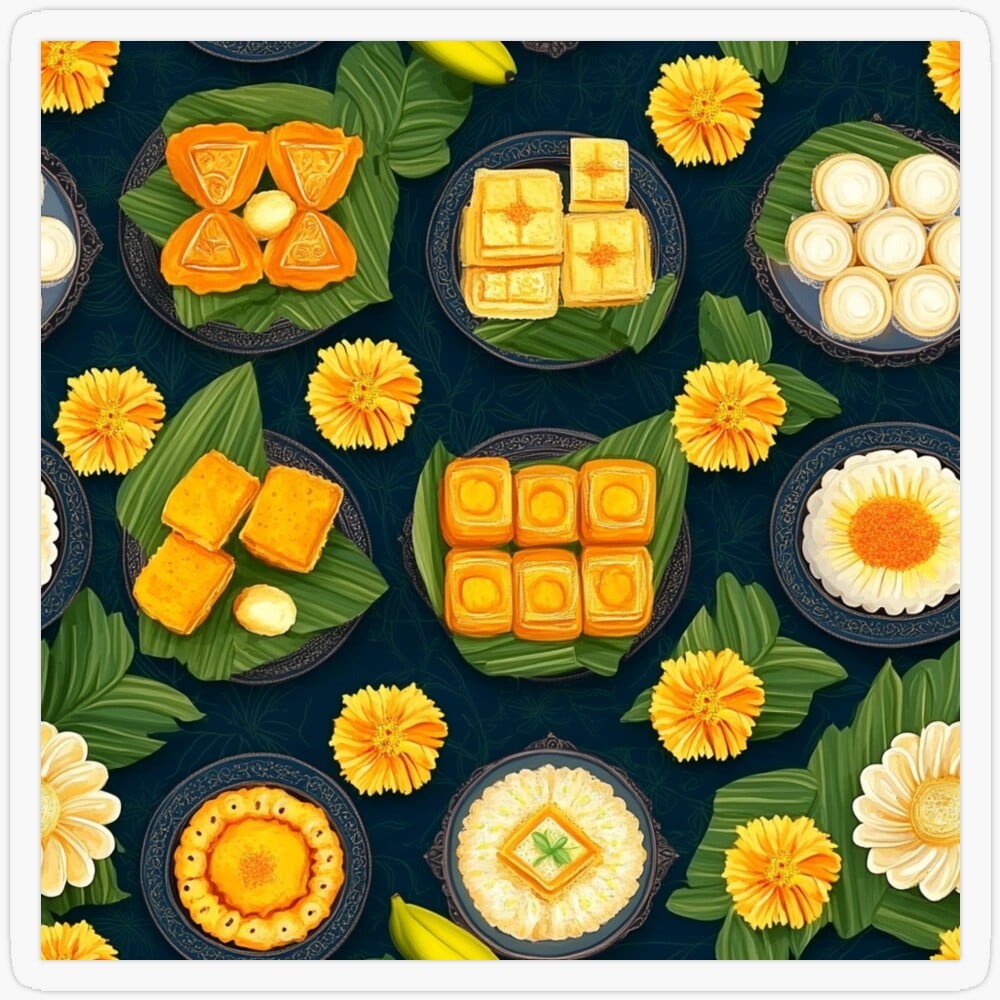 Diwali Sweets: Colorful Feast Sticker Kir-121 - Walmart.com