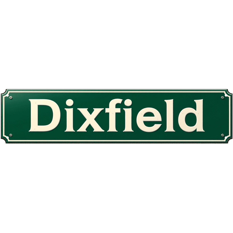 Dixfield Vintage Tin Sign - 16x4 Inches - Ideal for Farm, Man Cave ...
