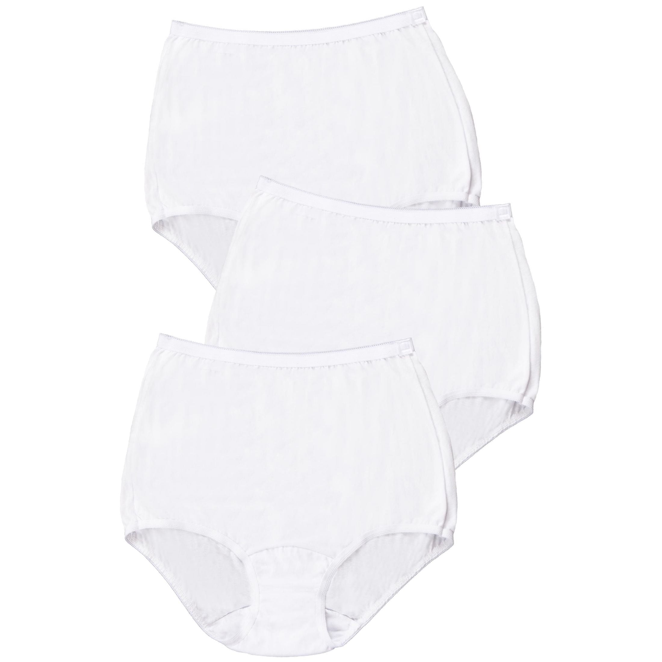 Dixie Belle Women's Banded Leg Cotton Full Brief Panty, sz 5-15, 3-Pack ...