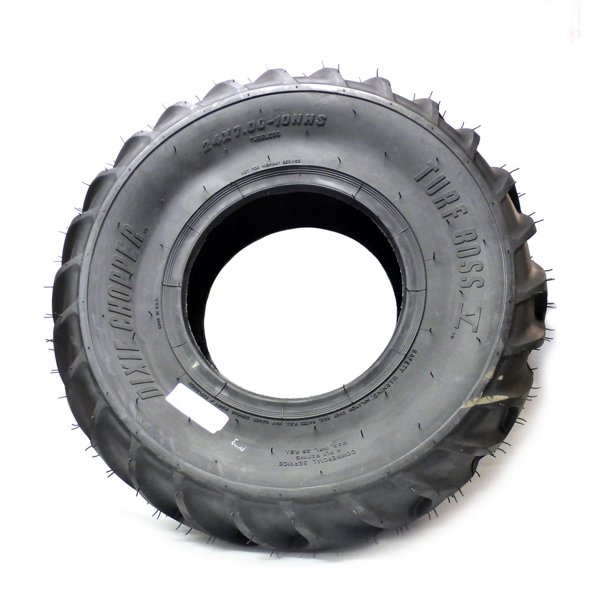 Dixie Chopper Turf Boss V Tire (24x7x10) for Lawn Mowers / 400203DC ...