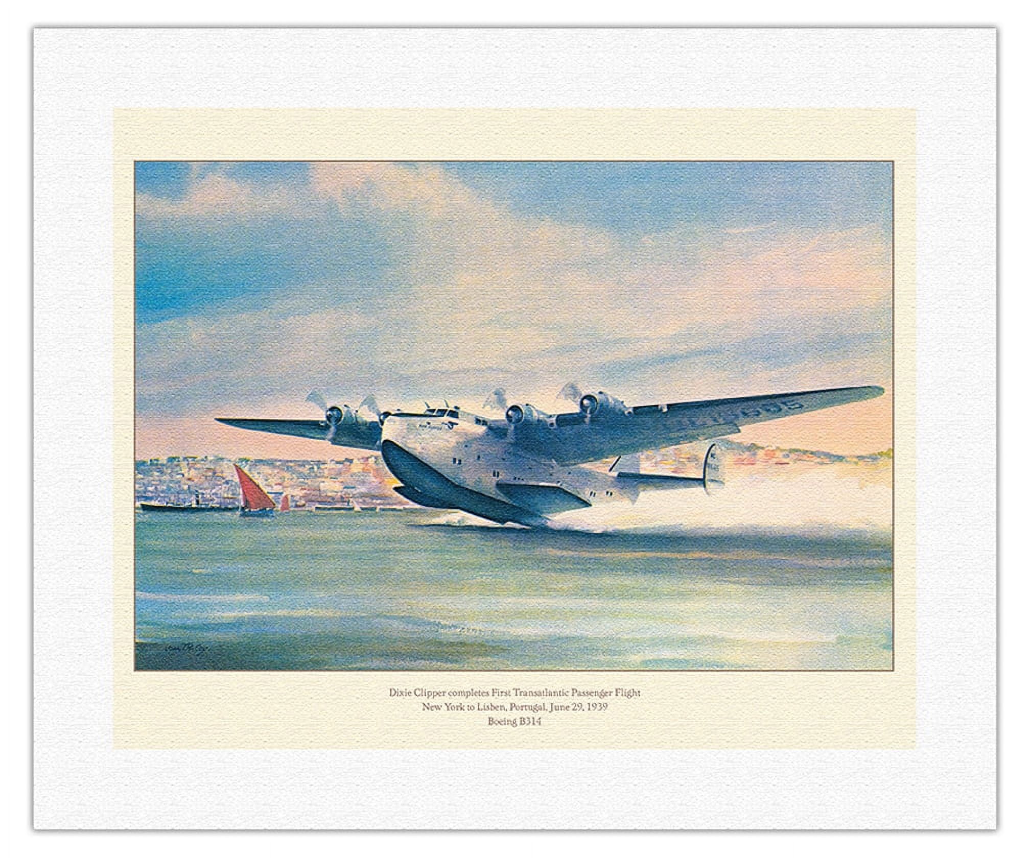 Dixie Clipper - First Transatlantic Passenger Flight - Vintage Airline ...
