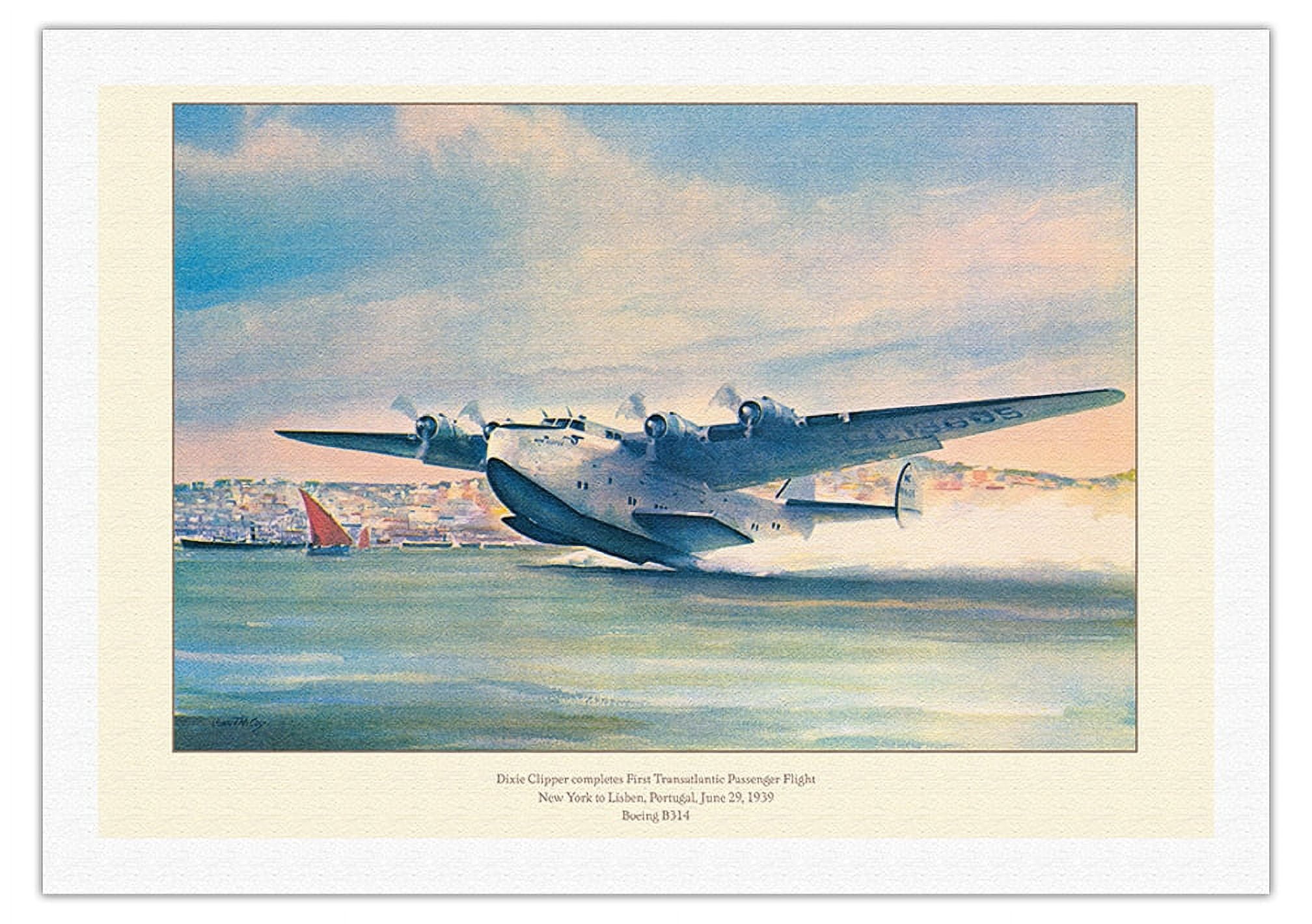Dixie Clipper - First Transatlantic Passenger Flight - Vintage Airline ...