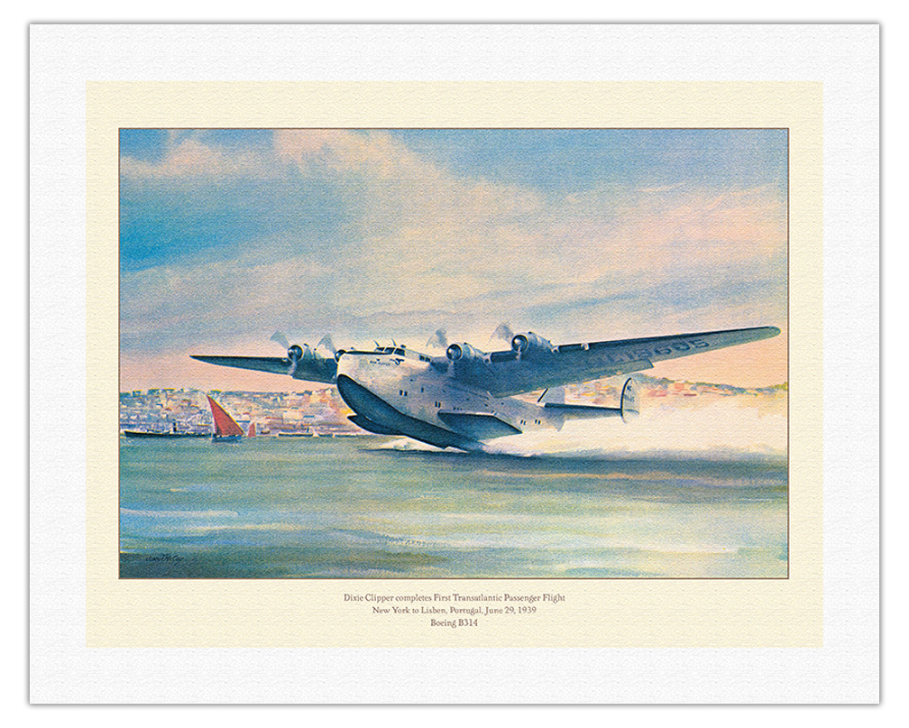 Dixie Clipper - First Transatlantic Passenger Flight - Pan American ...