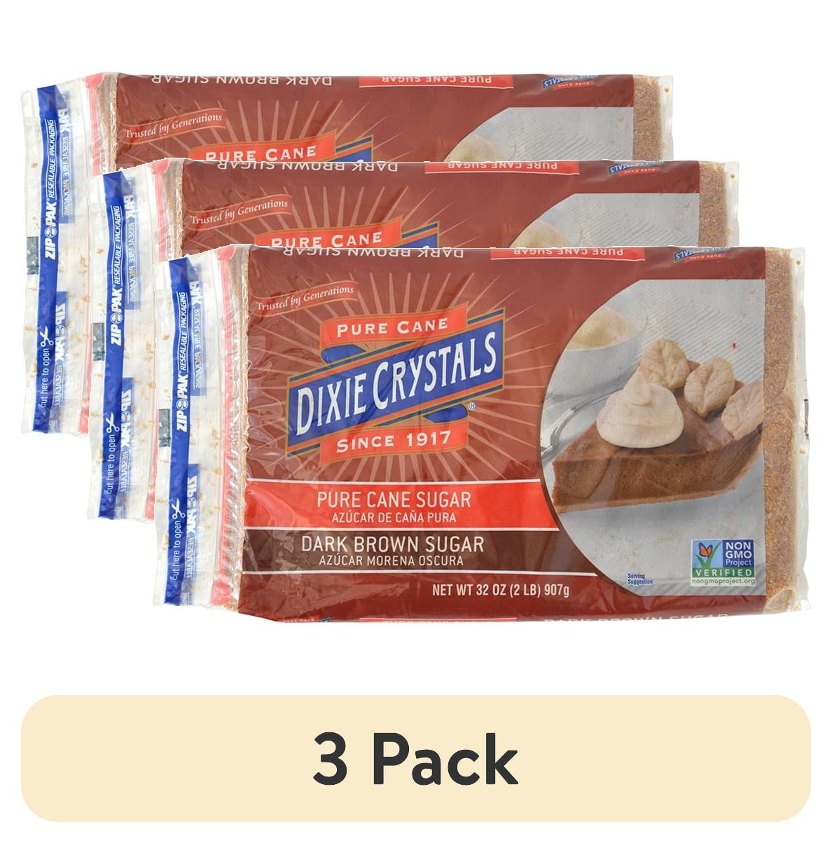 (3 pack) Dixie Crystals Dark Brown Sugar, 32 oz - Walmart.com