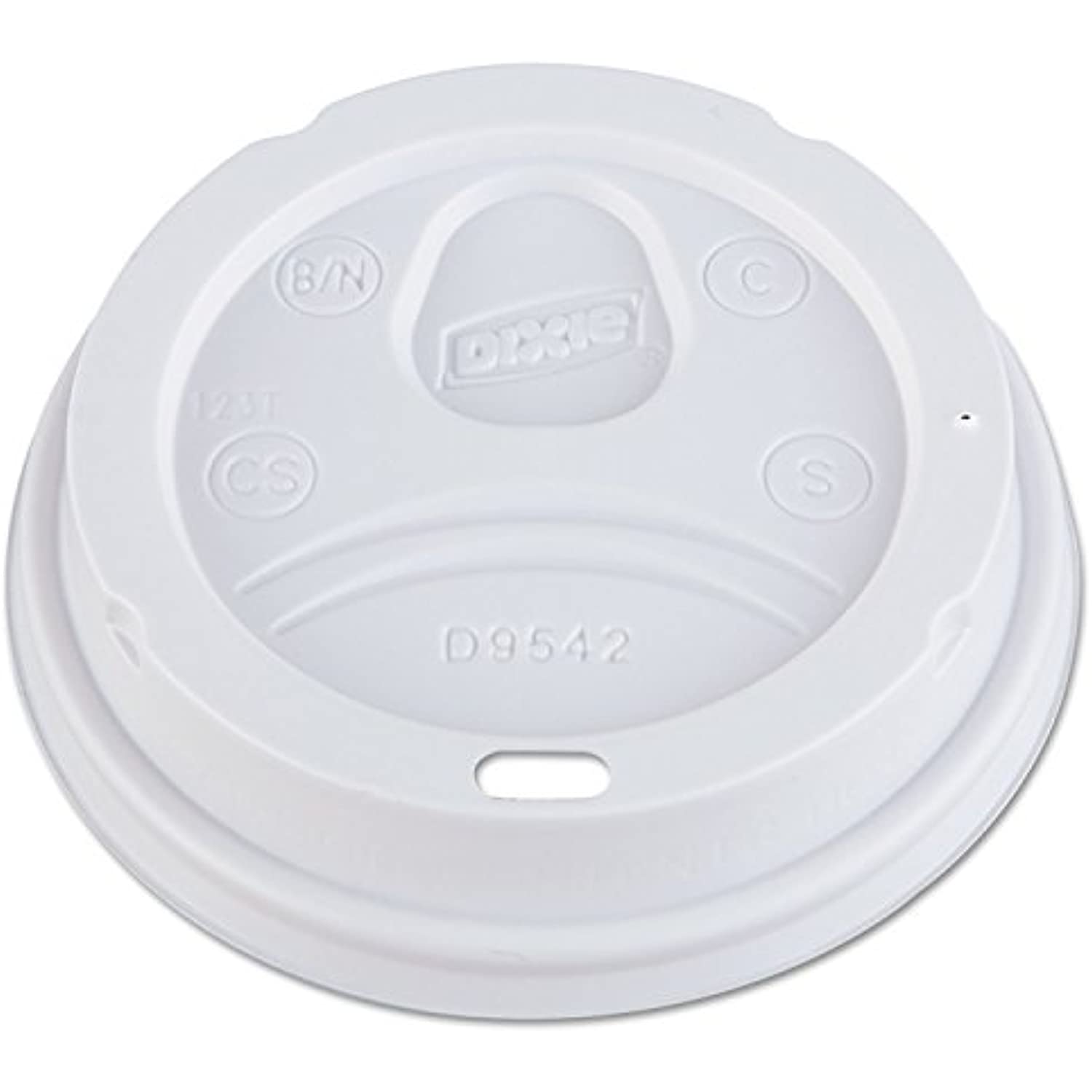 Dart Solo TLP316-0007 Traveler White Dome Hot Cup Lid with Sip Hole ...