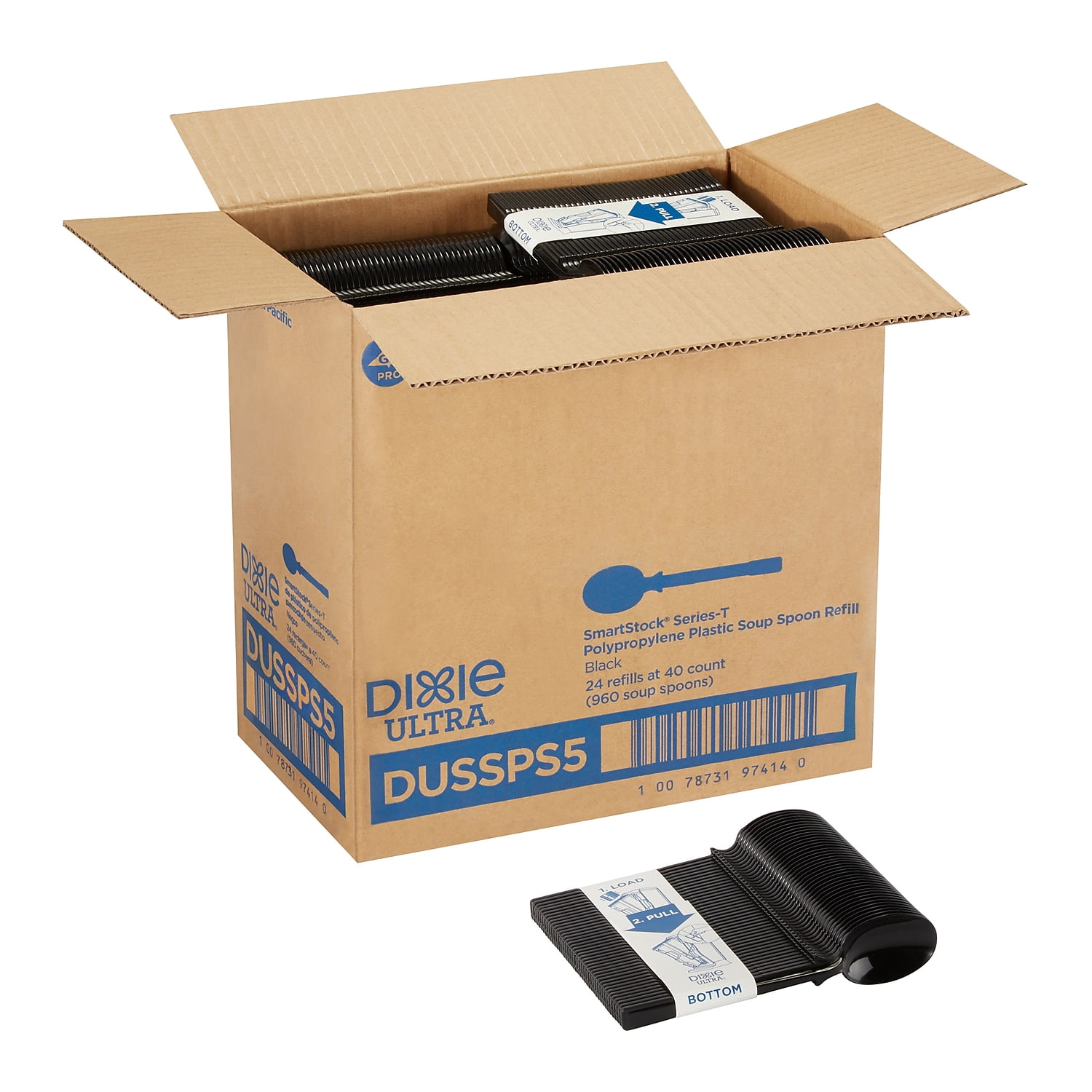 Dixie Ultra SmartStock Series-T Bulk Disposable Strong Polypropylene ...