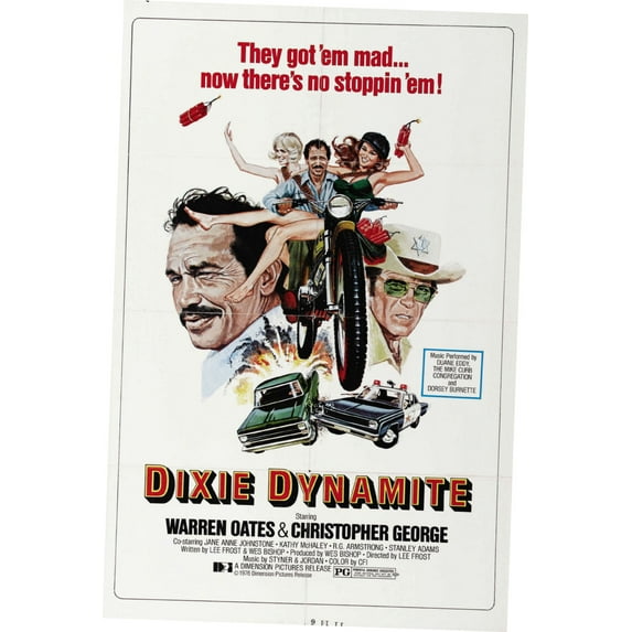 Dixie Dynamite Movie poster 12x16 Print on Metal Sign 12in x 16in Square Adults Best Posters ...