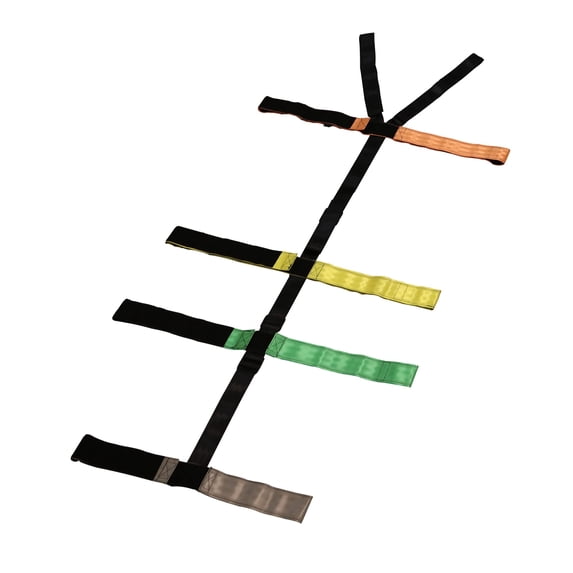 Dixie EMS Backboard Spider Straps, 10 Point Reflective, Color Coded ...