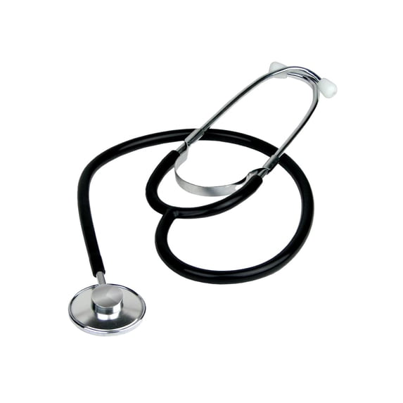 Dixie EMS, Single Head Lightweight Stethoscope, Latex Free, Black ...
