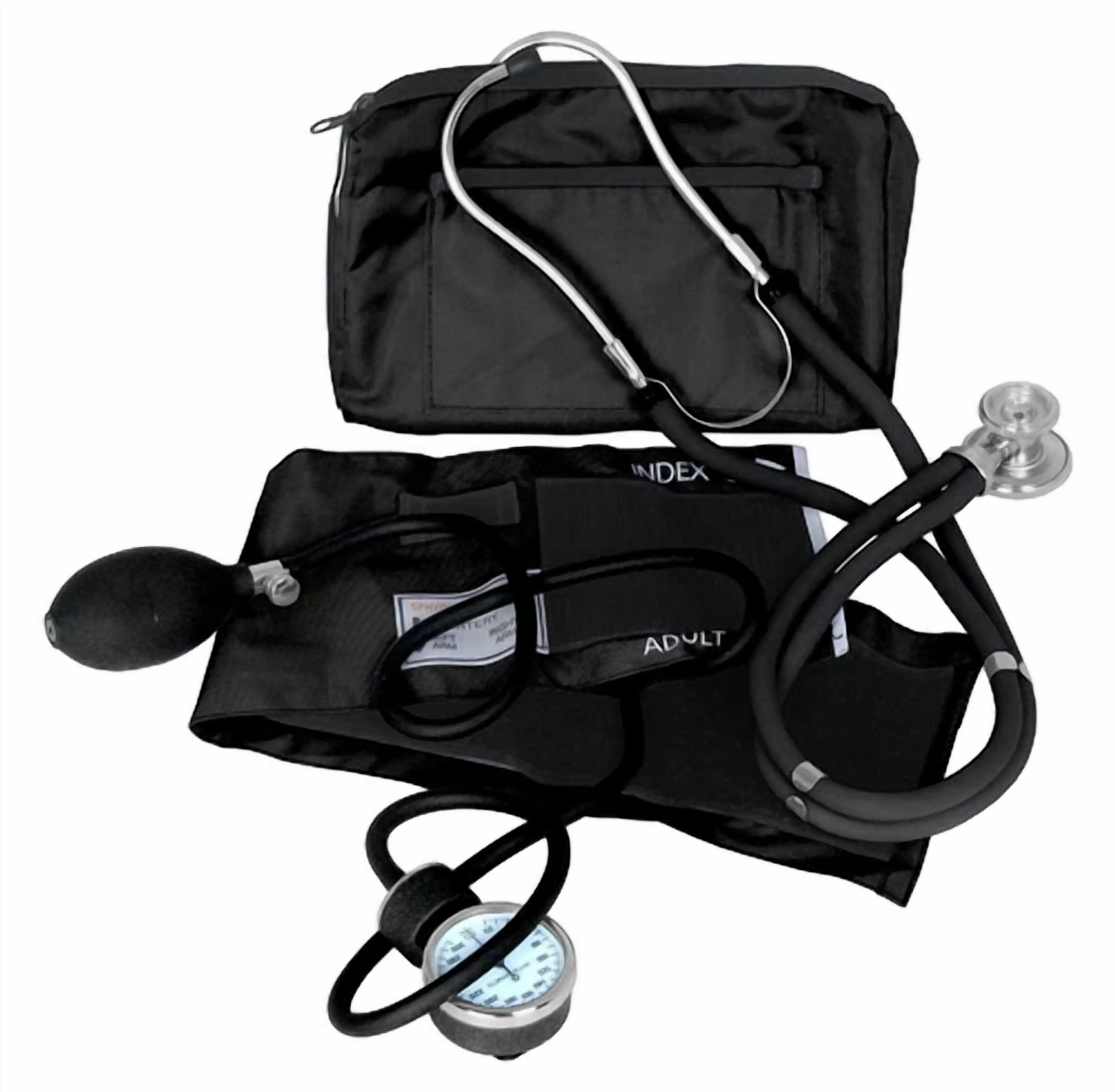 Dixie Ems Blood Pressure And Sprague Stethoscope Kit - Black - Walmart.com