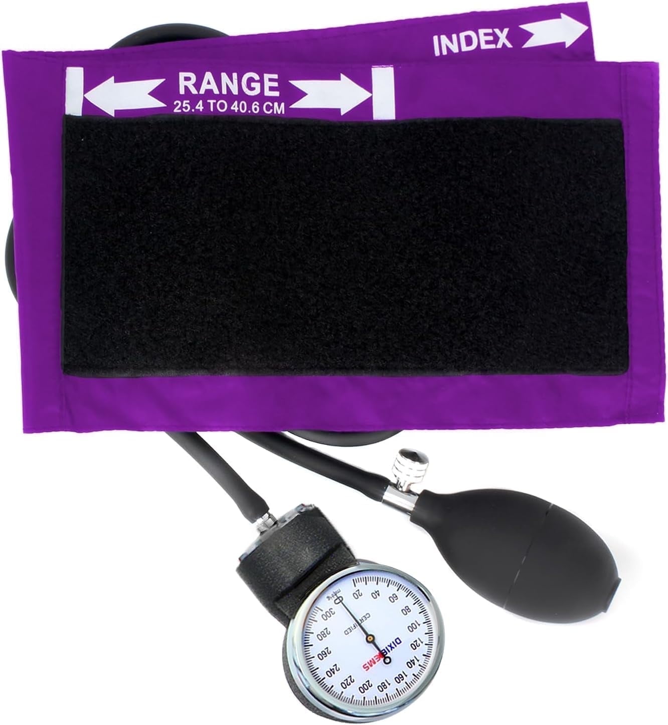 Dixie Ems Deluxe Aneroid Sphygmomanometer Blood Pressure Set W/Adult ...