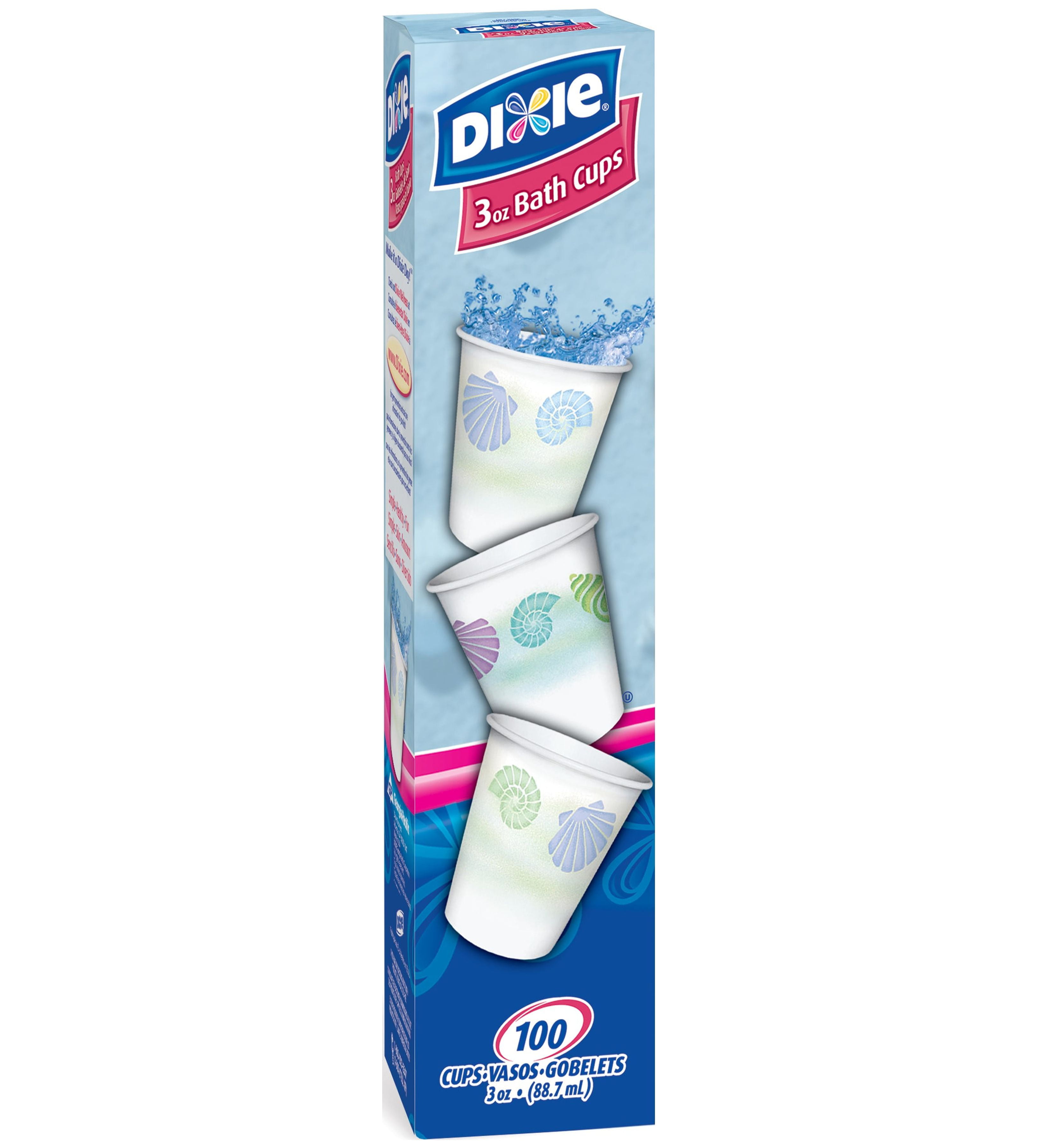 Dixie Everyday 3oz Bath Cups - 100 CT - Walmart.com