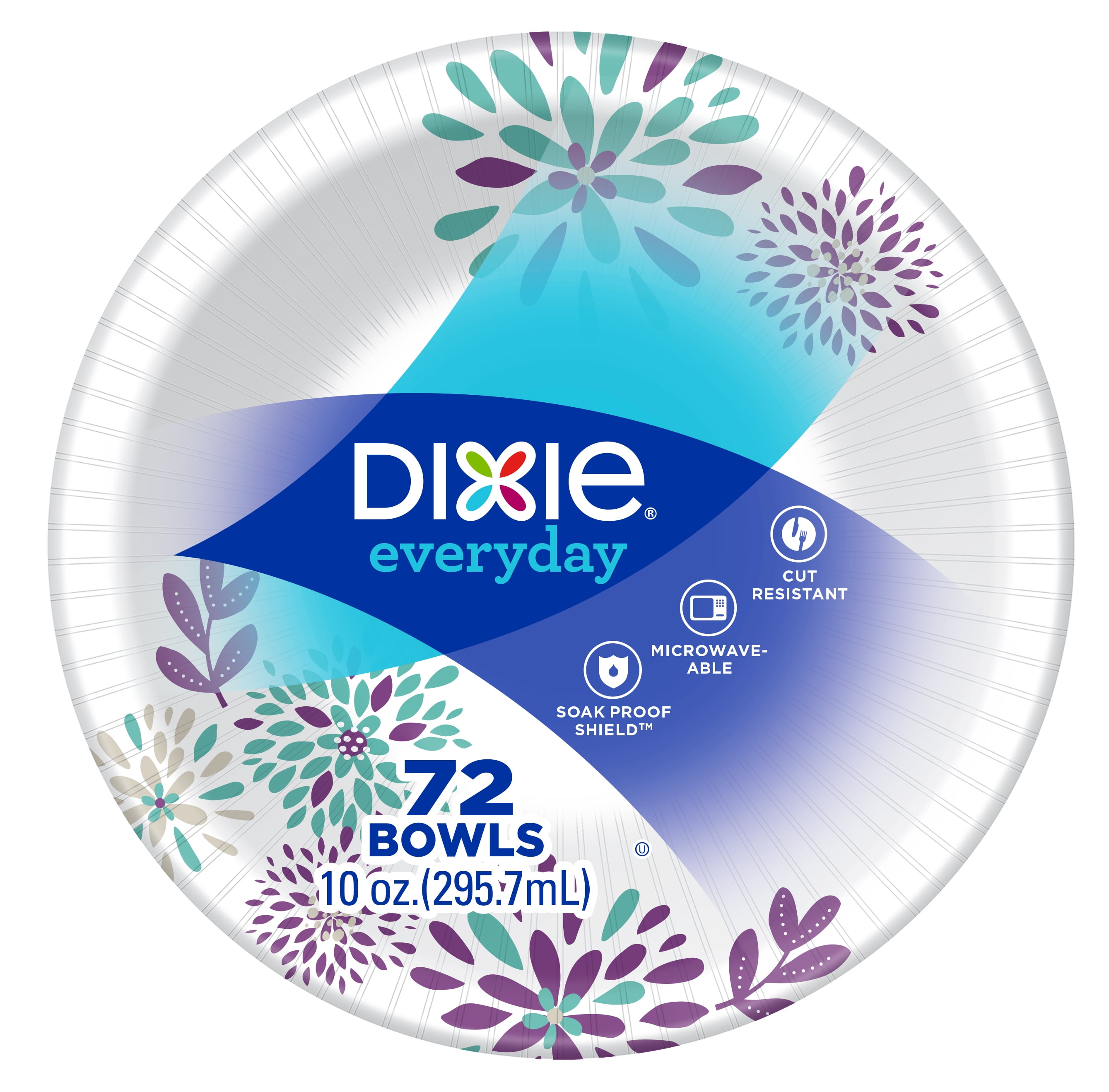 Dixie Everyday Dip/Snack 10 oz Paper Bowls, 72ct - Walmart.com