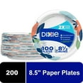 Dixie Everyday Disposable Paper Plates, 8.5", Multi-Color, 200 Count ...