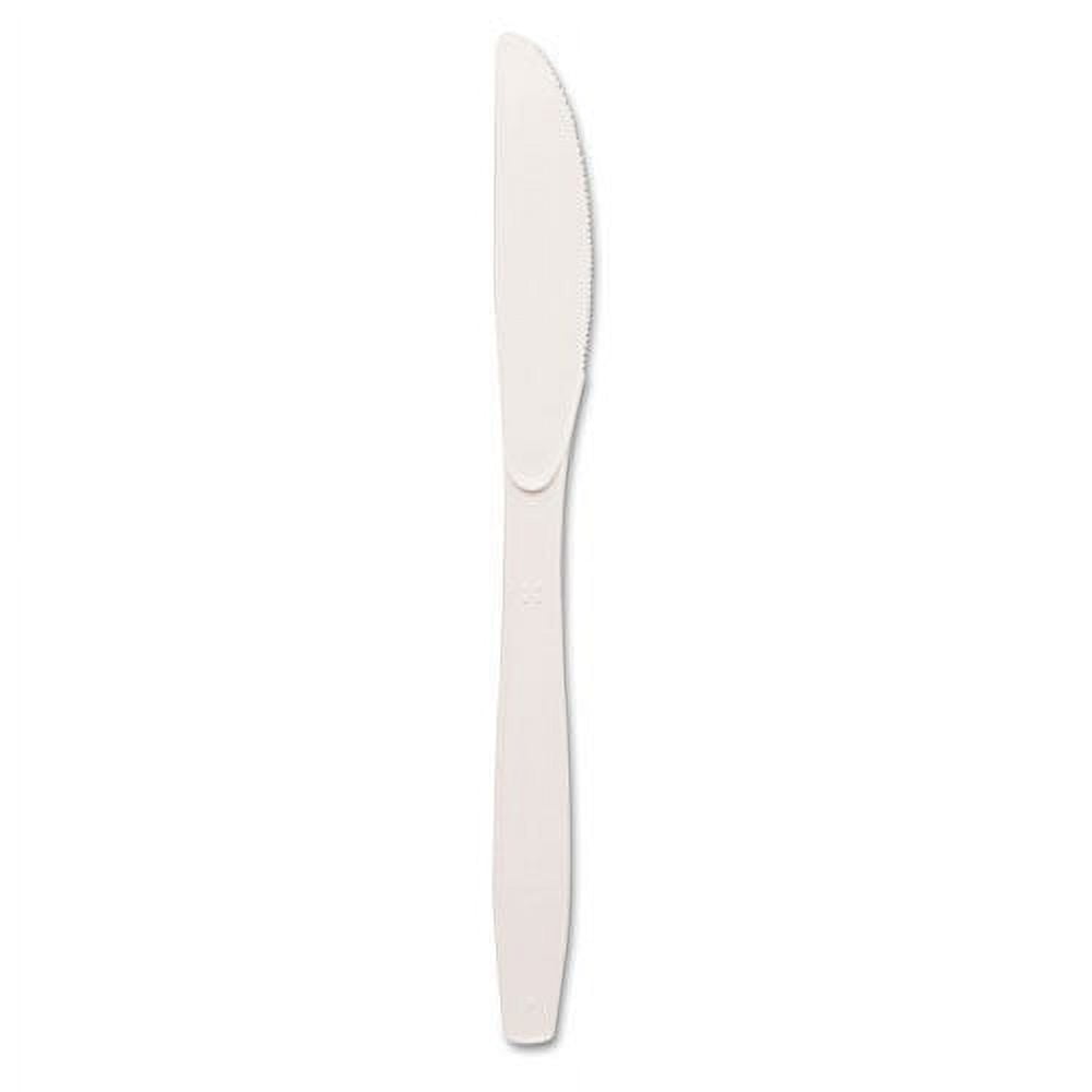 Dixie KM207 Heavy Mediumweight Plastic Knives - White (1000/Carton ...