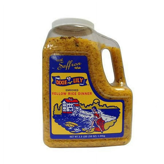 Dixie Lily Enriched Parboiled Yellow Rice Dinner, 3.5 Pound - Walmart.com