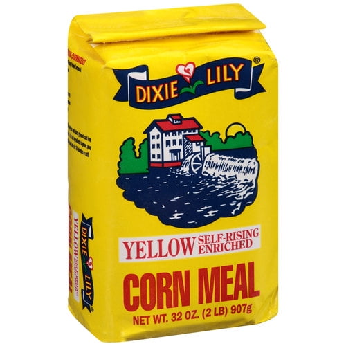 Dixie Lily Self-Rising Enriched Yellow Corn Meal, 32 oz - Walmart.com