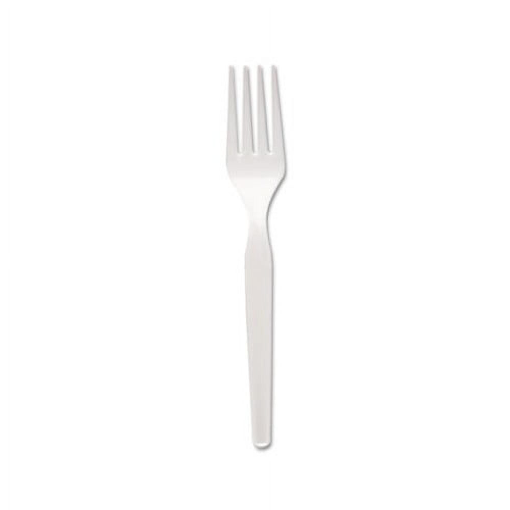 Dixie Medium-Weight Disposable Plastic Forks, FM217, 1,000 Count ...