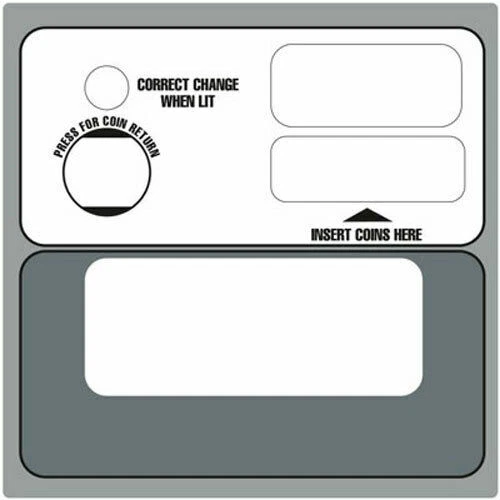Dixie Narco 276E, 501E & 600E Soda Vending Machine Coin Insert Bezel ...