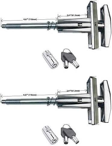 Dixie Narco T-Handle Replacement Whole Set Assembled with High Security ...