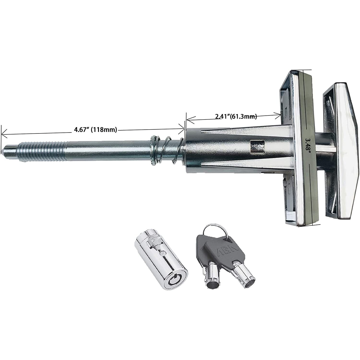 Dixie Narco T Handle Replacement Whole Set Assembled With High Security Dixie Narco T Handle Replacement Whole Set Assembled With High Security