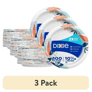 Paper Plates, 9" - 100 per Pack, 6 packs - Walmart.com