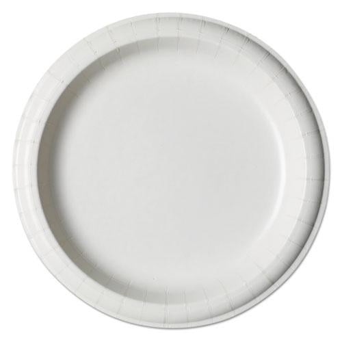 Dixie Paper Plates, Round, 8 1/2" Dia, White, 125/PK, 4 PK/CT - Walmart.com