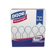 Dixie Disposable Heavyweight Cutlery Utensils, White Plastic Knives ...