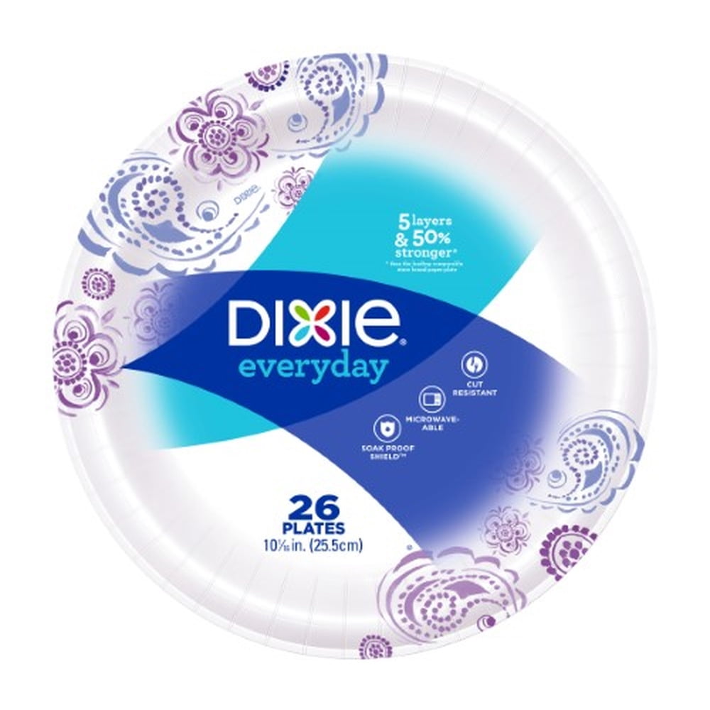 Dixie Plates Heavy Duty 10 1/16 inch (Pack of 3) - Walmart Business ...