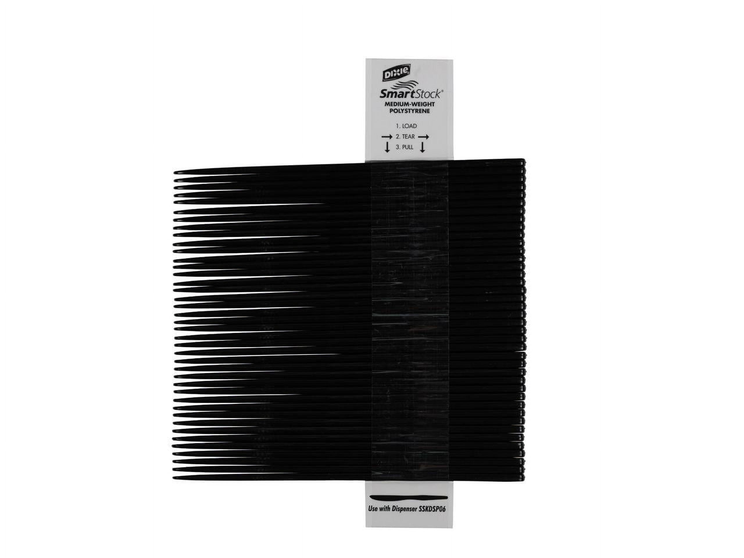 Dixie SmartStock Bulk Plastic Cutlery Refill Knives, Black, 960/Carton, 24 Packs of 40 - Walmart.com
