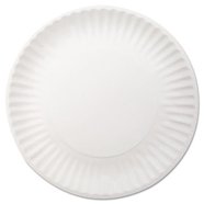 AJM Packaging Corporation 10100 9 in. dia. Paper Plates - White (10 ...