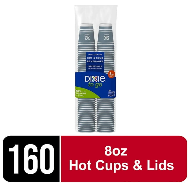 Dixie To Go 8 oz Insulated Cup, 160-Count - Walmart.com