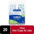 Dixie To Go Disposable Paper Cups, 12 oz, Multi-Color, 20 Count ...