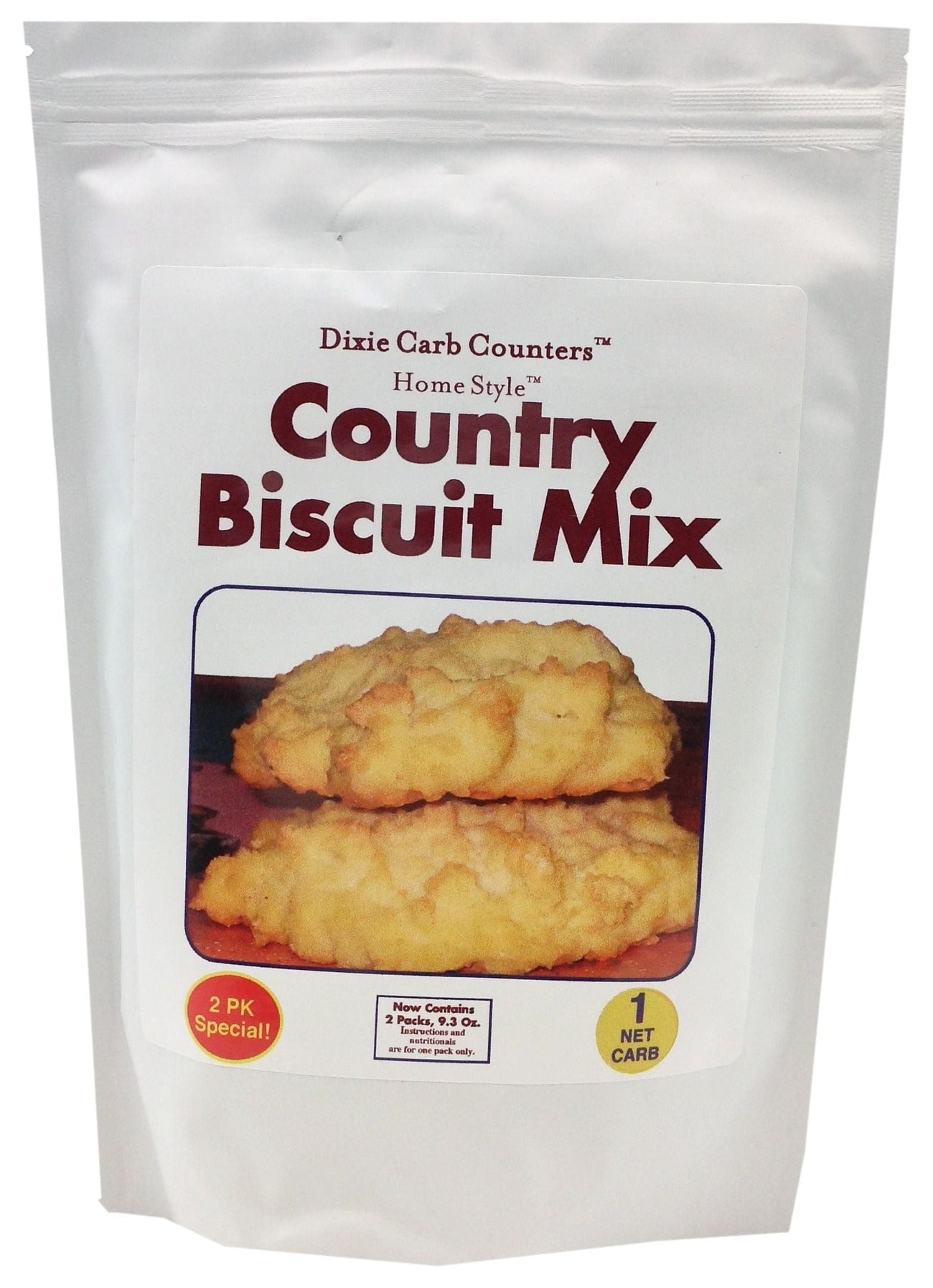 Dixie USA Carb Counters Country Biscuit Mix 9.3 oz. - Walmart.com