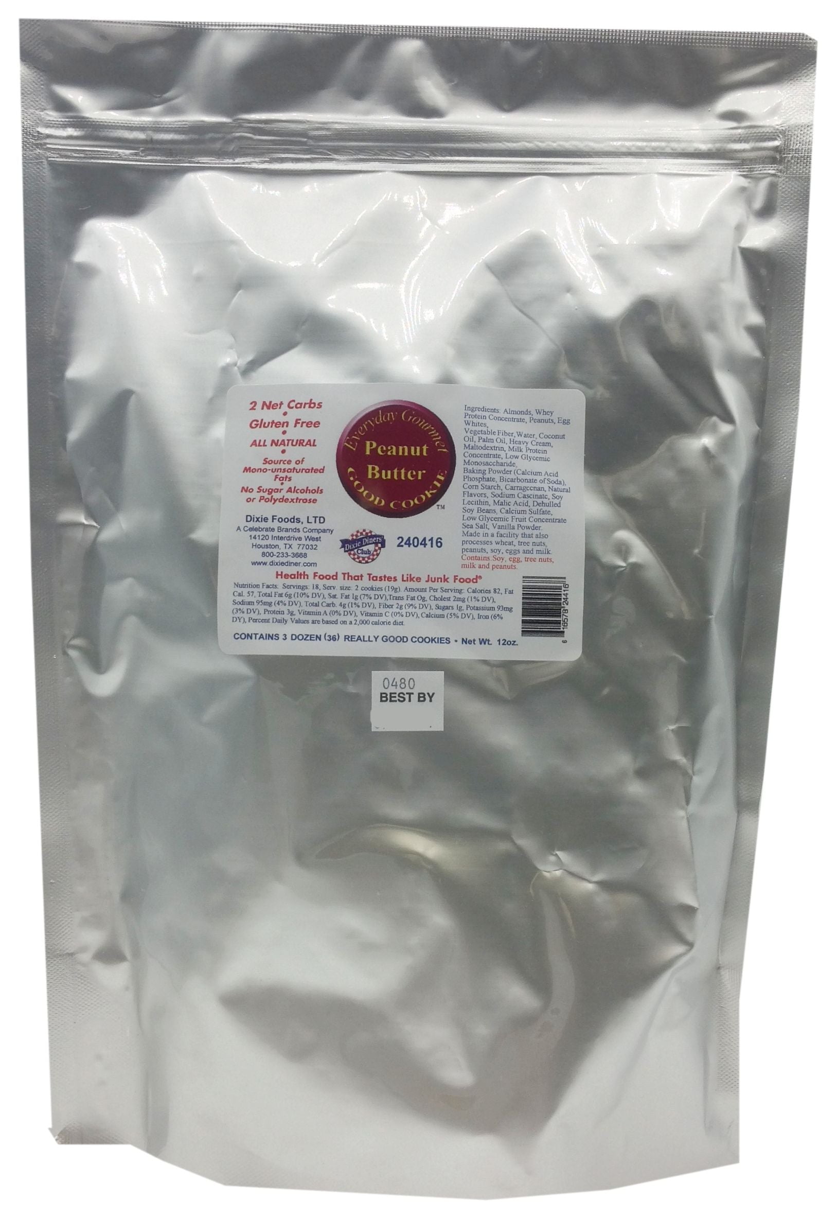 Dixie USA Carb Counters Ready-to-Eat Cookies Flavor: Peanut Butter, Size: 12 oz. bag - Walmart.com