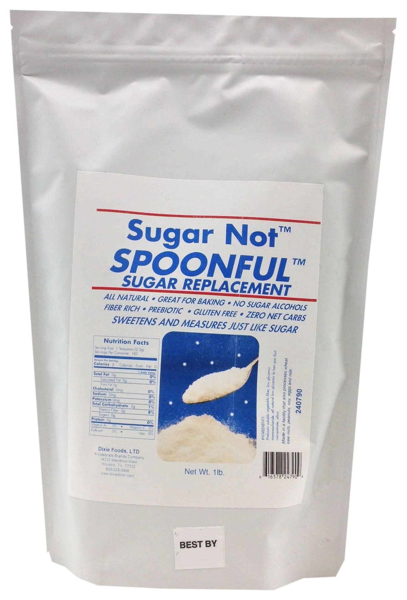 Dixie USA Sugar Not Spoonful Sugar Replacement 1 lb - Walmart.com