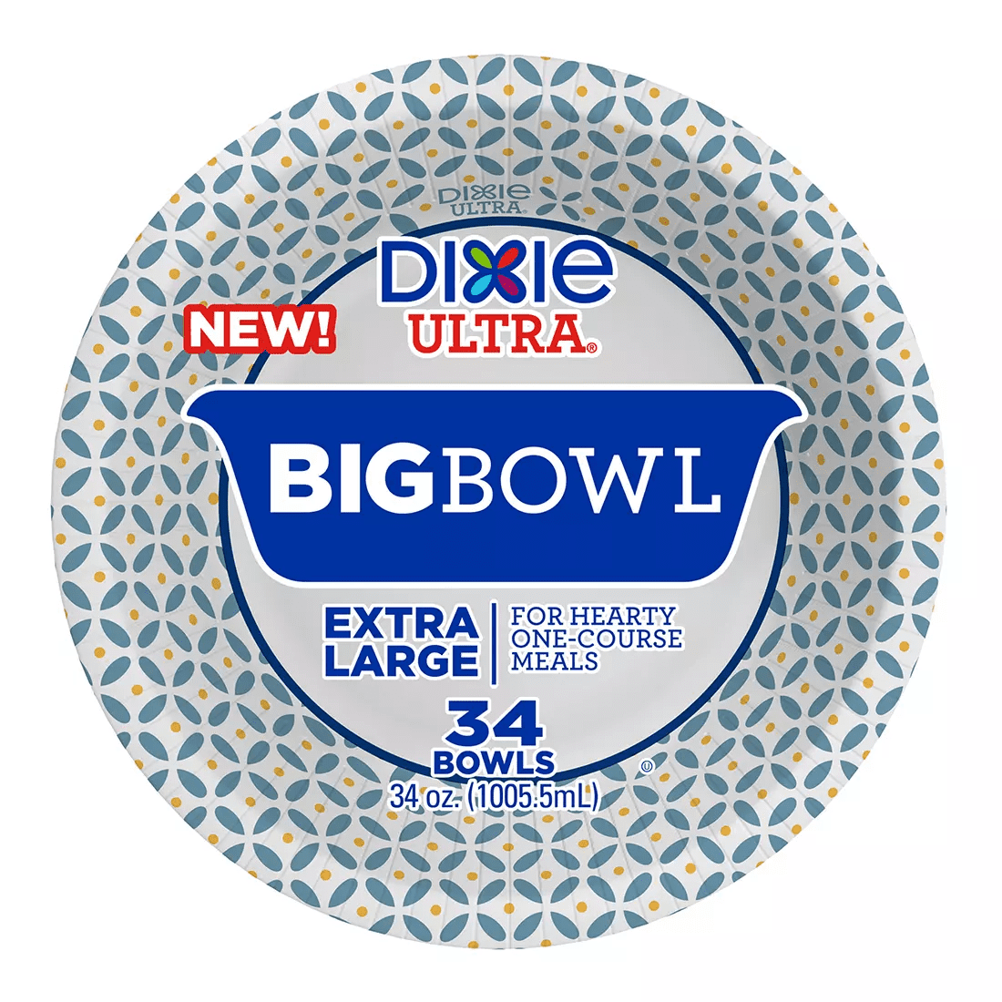 Dixie Ultra Big Bowl 34 Ounce / 34 Count Extra Large - Walmart.com