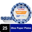 Dixie Ultra 28oz Deep Dish Disposable Plates, Multicolor, 40 Count ...