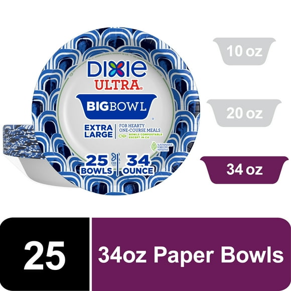 Dixie Bowls in Disposable Tableware - Walmart.com